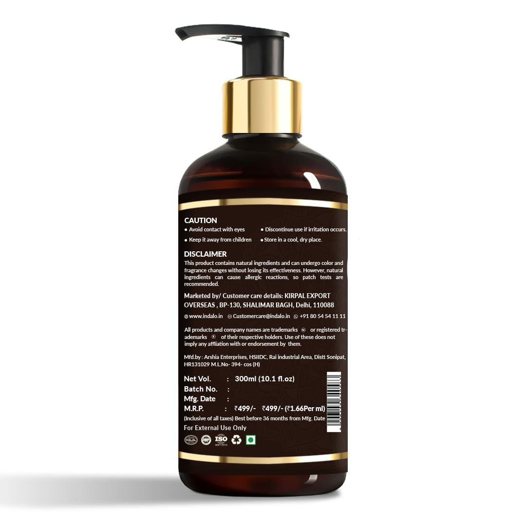 Indalo Arabic Oud Shower Gel & Body Wash for Men and Women – 300ml
