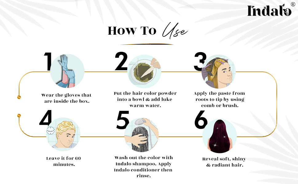 Buy Natural Rose Brown Hair Color | Indalo Hair Colors-Rose Brown Hair Dye