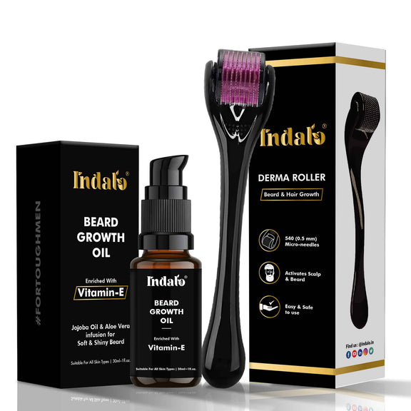 Derma Roller 0.5mm with 540 Titanium Alloy Needles - Indalo