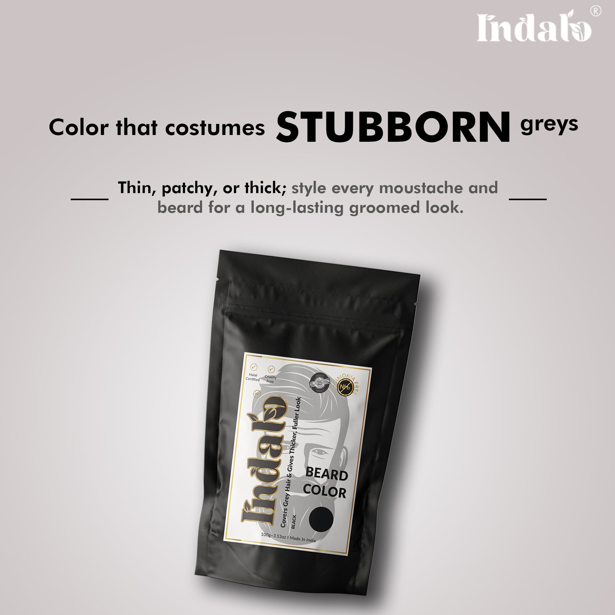 Instant Beard Color to Get Best Henna Beard Hue | Beard Henna Dye – Indalo