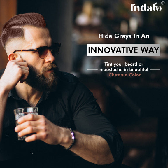 Chestnut Mustache and Beard Color to Hide Greys Innovatively – Indalo